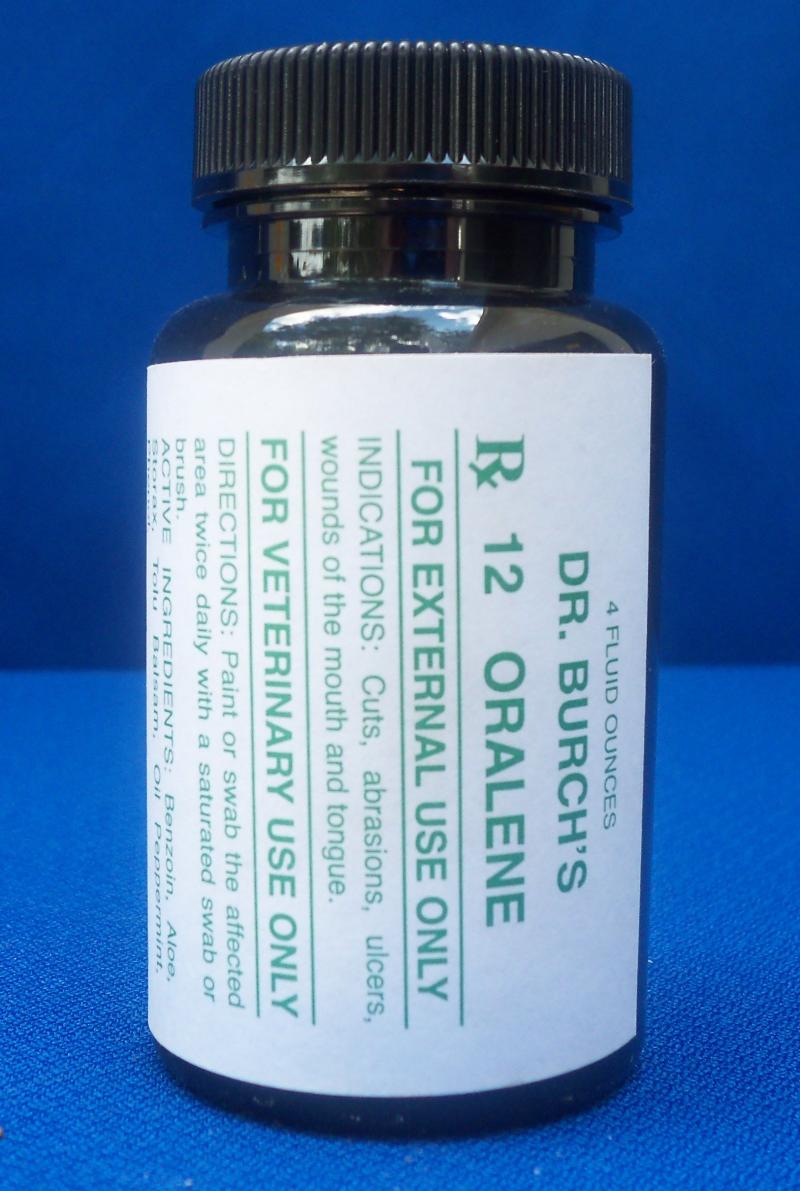 RX12- Dr. Burchs Rx12 Oralene: Albert's Equine Dental Supply, Inc.